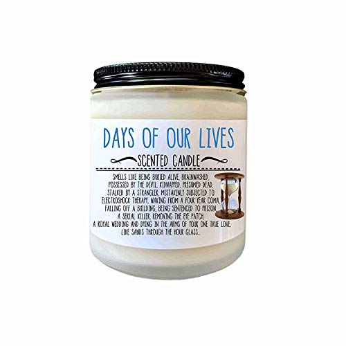 Days of Our Lives Scented Candle Soap Opera Gift TV Show Gift Novelty Gift Funny Candle Pop Culture Candle