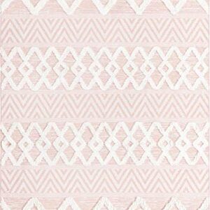 Rugs.com Sabrina Soto Casa Collection Rug – Pink High Rug Perfect for Bedrooms,Dining Rooms,Living Rooms,5' 3 x 8'