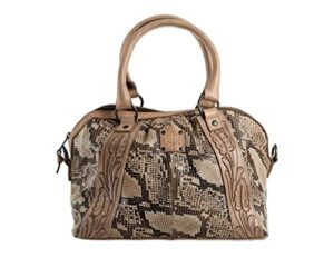 sts ranchwear stella sansa satchel python print one size