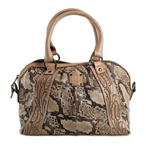 STS Ranchwear Stella Sansa Satchel Python Print One Size