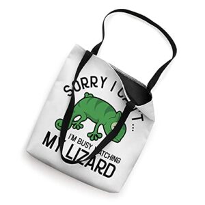 Chameleon Ironic Saying Reptile Lizards Tote Bag