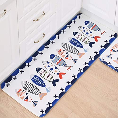 BESUFY Bedroom Rugs,Modern Soft Fluffy Bedroom Carpets for Winter Indoor Christmas Decor Cartoon Cats Print Bathroom Kitchen Carpet Doormat Floor Mat Rug Home Decor - Black 40x60cm