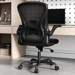 sytas home office chair ergonomic, mesh desk chair lumbar support, ergonomic computer chair adjustable armrest