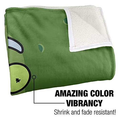 Rick and Morty Blanket, 50"x60", Pickle Rick Silky Touch Sherpa Back Super Soft Throw Blanket