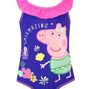 Peppa Pig Girls Swimsuit Pink 5