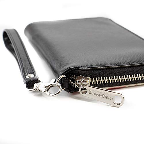 Buckle-Down Women's PU Zip Around Wallet Rectangle-Friends, 7.5"x4.5"