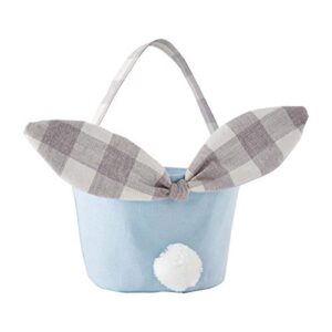 Gingham Blue Easter Baskets