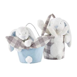 Gingham Blue Easter Baskets