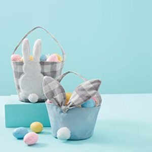 Gingham Blue Easter Baskets