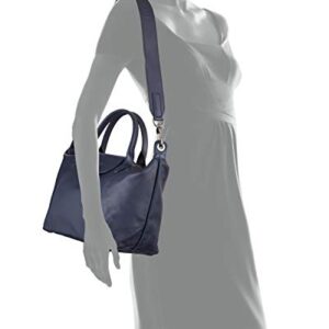 Longchamp 'Small Cuir Leather Top Handle Tote Shoulder Bag, Navy