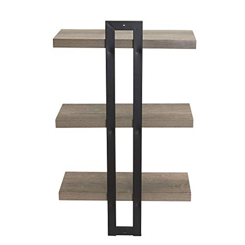 Household Essentials Ashwood 3 Tier Wall Mounted Shelves