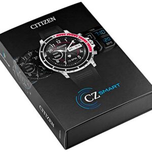 Citizen CZ Smart Gen 1 Stainless Steel Smartwatch Touchscreen, Heartrate, GPS, Speaker, Bluetooth, Notifications, iPhone and Android Compatible, Powered by Google Wear OS