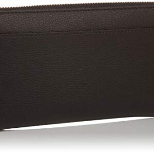 Karl Lagerfeld Paris womens Zip Continental Wallet, BLK/GOLD, One Size US