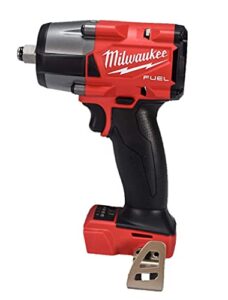 milwaukee 2962-20 m18 fuel lithium-ion brushless mid-torque 1/2 in. cordless impact wrench with friction ring (tool only)