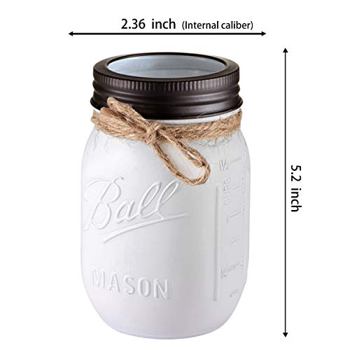 Mason Jar Bathroom Set（3 Piece）-Foaming Soap Dispenser, Toothbrush Holder ,Flower Vase,for Wedding House Decor Countertop and Vanity Organizer Bathroom Kitchen Farmhouse Décor (Bronze)