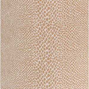 Unique Loom Jill Zarin Outdoor Collection Animal Print Area Rug (7' 10 x 10' 0 Rectangular, Dark Beige)