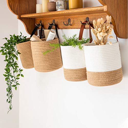 Goodpick Woven Hanging Basket Set (Set of 2)