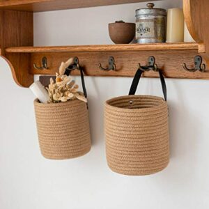 Goodpick Woven Hanging Basket Set (Set of 2)