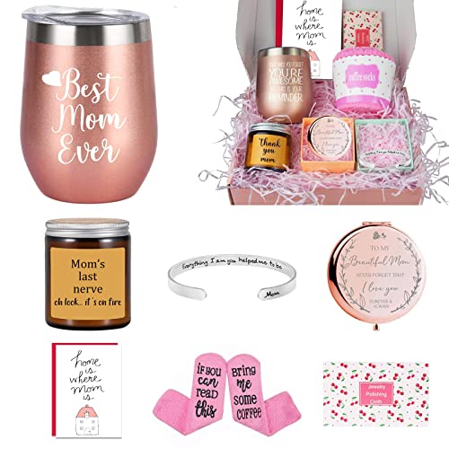 Gifts for Mom From Daughter, Mothers Day Gifts Ideas, Birthday Gifts For Mom, Present for Wife Grandma Mother In Law, Happy Birthday Mom Gift From Son Husband, Gift Basket for Best Mom, Mom Gift Boxes