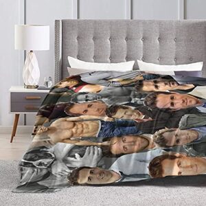 Ryan Reynolds Soft and Comfortable Warm Fleece Blanket for Sofa, Bed, Office Knee pad,Bed car Camp Beach Blanket Throw Blankets (50"x40") … (50"x40")