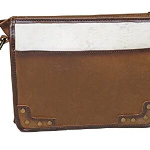 STS Ranchwear Women's Cowhide Mae Durable Leather Casual Crossbody Bag with Adjustable & Removable Strap