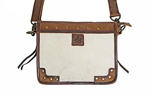 STS Ranchwear Women's Cowhide Mae Durable Leather Casual Crossbody Bag with Adjustable & Removable Strap