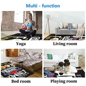 Anime Video Game Food Gamer Area Rug Non-Slip Carpets Floor Mat for Bedroom Living Room Home Decoration 5.2'x7.5'