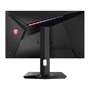 MSI QHD Rapid-IPS Quantum DOT Gaming Non-Glare Super Narrow Bezel 1ms 2560 x 1440 165Hz Refresh Rate Adjustable Arm G-Sync Compatible 27” Gaming Monitor (Optix MAG274QRF-QD)