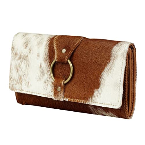 Mrya Bag Women's Myra Cowhide Wallet Brown One Size