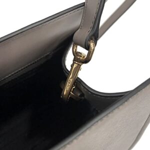 Prada Argilla Gray Saffiano Lux Leather Large Satchel Handbag 1BA228