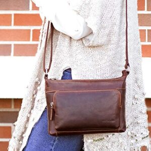 Voyager Mini City Crossbody #7810 (Brown)