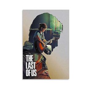 game poster the last of us poster decorative painting canvas wall art living room posters bedroom painting 08x12inch(20x30cm)