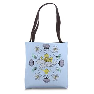 disney princess jasmine aladdin agrabah periwinkle tote bag