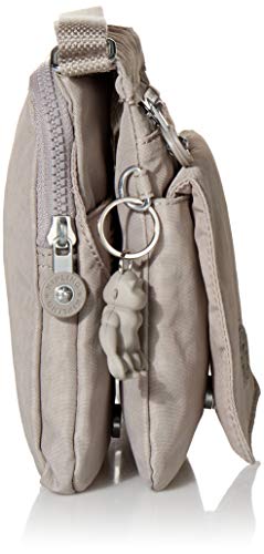 Kipling womens New Eldorado crossbody bag, Grey Gris, Small US