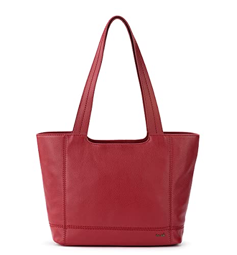 The Sak womens De Young Leather Tote, Crimson, One Size US