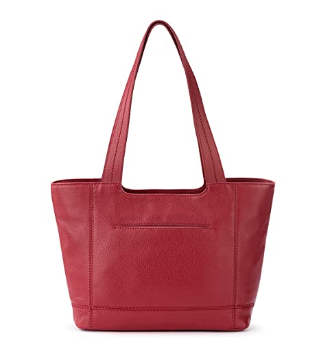 The Sak womens De Young Leather Tote, Crimson, One Size US