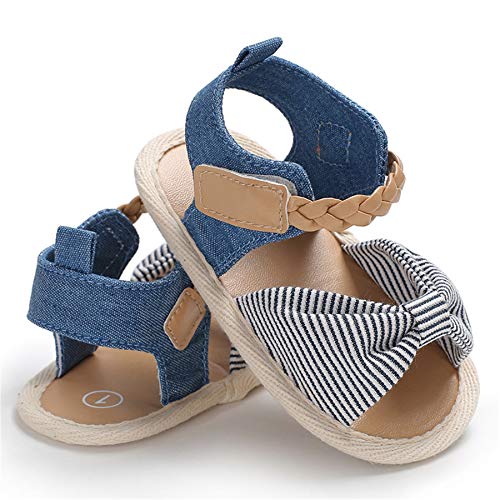 Baby Girl Sandals Summer Crib Shoes Bowknot Soft Sole Infant Girls Princess Dress Flats First Walker Shoes