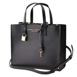 marc jacobs m001585 grind black women leather handbag, small