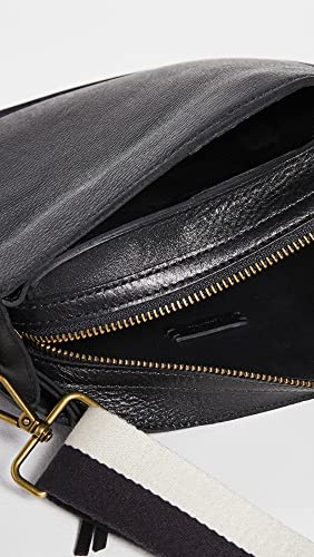 Madewell Women's The Transport Saddlebag, True Black, One Size