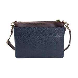 Chala Mini Crossbody/Purse with Convertible Strap Stylish, Compact, Versatile - Sunflower - Navy