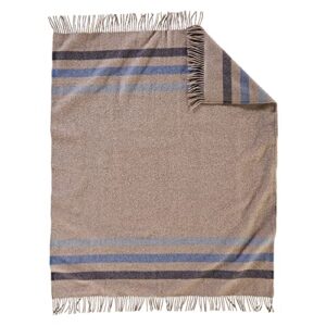 pendleton eco-wise wool easy care throw, fawn stripe