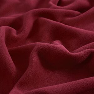 Eddie Bauer Ultra-Plush Collection Throw Blanket-Reversible Sherpa Fleece Cover, Soft & Cozy, Perfect for Bed or Couch, Red/Dark Smoke