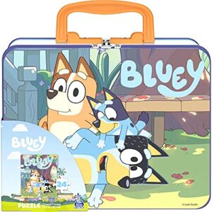 bluey lunch tin puzzle 24pc