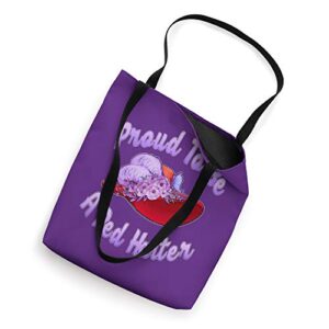 Proud to be a Red Hatter Elegant Style Gift | Purple Tote Bag