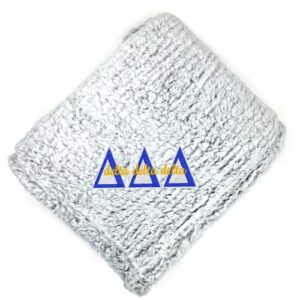 go greek chic delta delta delta embroidered sherpa fuzzy throw blanket