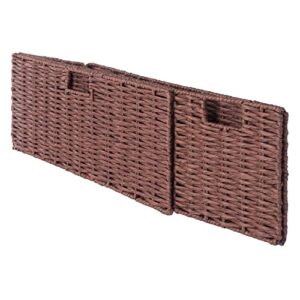 Winsome Wood Tessa Basket, Walnut