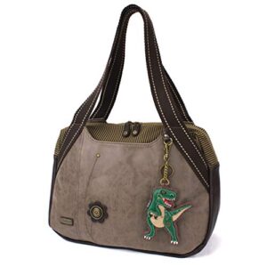 chala bowling bag – t-rex – stone gray