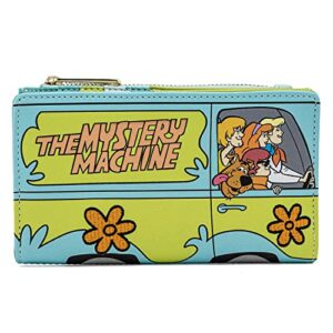 loungefly scooby doo mystery machine faux leather wallet