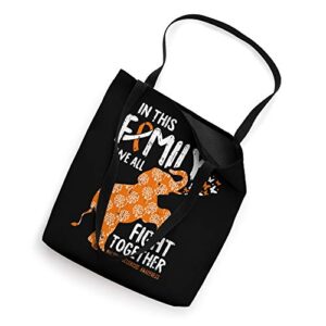 We All Fight Together Multiple Sclerosis Awareness MS Gifts Tote Bag