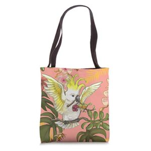 cockatoo decor cockatoo lover gift i love cockatoos tote bag